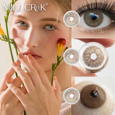 China Angeles N Amber 14.2mm Yearly Disposable Contact Lenses with 40% Water Content and 8.5 Base Curve for sale