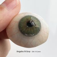 China MillCreeK Angeles N Gray 14.2mm Olive Gray Colored Contact Lenses with 40% Water Content for Yearly Use for sale