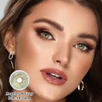 China MillCreeK Angeles N Gray 14.2mm Olive Gray Colored Contact Lenses with 40% Water Content for Yearly Use for sale
