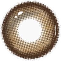 China MILLCREEK Natural Creamy Yam Brown 14.5mm Yearly Design Lenses with Full Coverage for sale