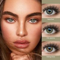 China Radiant Aqua Duck Blue 14.2mm Yearly Soft Contact Lenses with Natural Misty Effect for sale