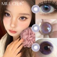 China MILLCREEK 14.5mm  Gravity Heart  Purple Colored Contact Lenses Comfortable Wearing Experience for sale