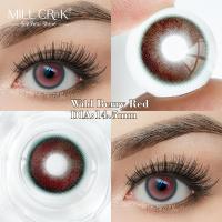 China MILLCREEK Wild Berry Contact Lenses 14.5mm HEMA 40% Water Content Enhance And Enlarge The Eyes for sale
