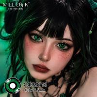 China MILLCREEC Cosplay Colored Contact Lenses COS2611 Red COS2612 Yellow COS2613 Green Vibrant Cosplay Lenses  Stay Comfortable All Day for sale
