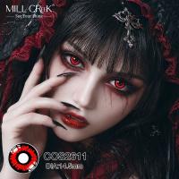 China MILLCREEC Cosplay Colored Contact Lenses COS2611 Red COS2612 Yellow COS2613 Green Vibrant Cosplay Lenses  Stay Comfortable All Day for sale