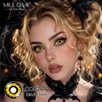 China MILLCREEC Cosplay Colored Contact Lenses COS2611 Red COS2612 Yellow COS2613 Green Vibrant Cosplay Lenses  Stay Comfortable All Day for sale