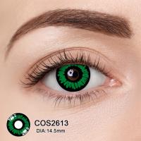 China MILLCREEC Cosplay Colored Contact Lenses COS2611 Red COS2612 Yellow COS2613 Green Vibrant Cosplay Lenses  Stay Comfortable All Day for sale