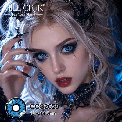 China MILLCREEK COS 2622-2623 & COS2627-2630 Crazy Cosplay Contact Lenses HEMA 14.5mm 40% Water Content Cosplay Lenses That Wow for sale