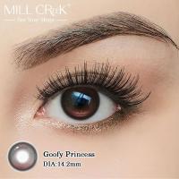 China MILLCREEK Goofy Princess  CONTACT Lenses 14.2mm 4-tone Colored Contact Lens  With Power 0.00 ~ -8.00 Yearly Prescription Contact Lenses for sale