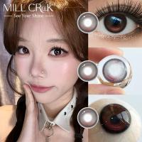 China MILLCREEK Goofy Princess  CONTACT Lenses 14.2mm 4-tone Colored Contact Lens  With Power 0.00 ~ -8.00 Yearly Prescription Contact Lenses for sale