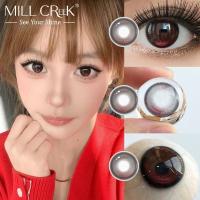 China MILLCREEK Goofy Princess  CONTACT Lenses 14.2mm 4-tone Colored Contact Lens  With Power 0.00 ~ -8.00 Yearly Prescription Contact Lenses for sale