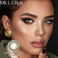 China MILLCREEK COCONUT Milk  Series Contact Lenses 3-tone 14.5mm Colored Contact Lens Yearly Disposable  Big Eye Comfortable for sale