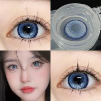 China MILLCREEK Colored Contact Lens Klein Blue 4-tone 14.5mm All Day Moisture All Day Comfort Costume for sale