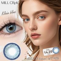 China MILLCREEK Colored Contact Lens Klein Blue 4-tone 14.5mm All Day Moisture All Day Comfort Costume for sale