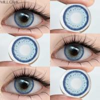 China MILLCREEK Colored Contact Lens Klein Blue 4-tone 14.5mm All Day Moisture All Day Comfort Costume for sale