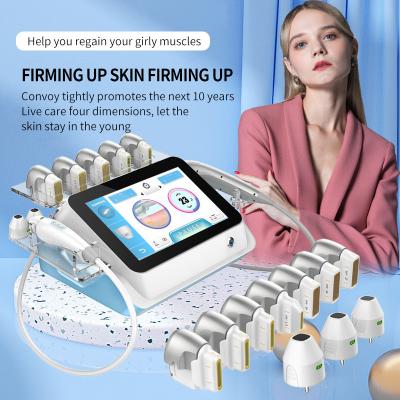 China 4Mhz  7Mhz HIFU Beauty Machine 7 Cartridges Hifu Treatment Machine 800w for sale