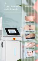 China 2 In 1 Laser Tattoo Removal Machine 808 Diode Laser 10bar 12bar for sale