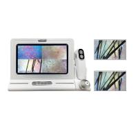 China ABS PC 15 Inch HD Screen 200X Camera USB Digital Hair And Skin Analyzer for sale