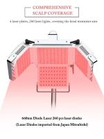 China 260pcs Diode Laser Lamps Laser Hair Growth Machine Hair Therapy LED Grow for sale