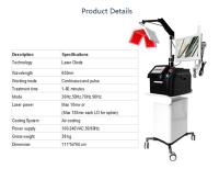 China 650nm Galvanic Nti Hair Growth Therapeutic Laser Hair Growth Machine 50Hz for sale