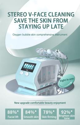 China Multifunctional 8 In 1 Hydrafacial Oxygen Bubble Facial Beauty Machine 200w for sale