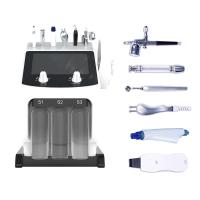 China 7 In 1 Ultrasonic RF Water Oxygen Jet Equipment Face SPA Machine 90Kpa for sale