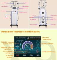 China 4 Handle 2 In 1 Vacuum Massage Slimming  Machine 80K Cavitation for sale