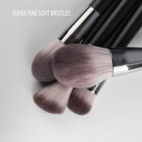 China Custom Logo 14 Pcs Wood Handle Synthetic Hair Makeup Brush OEM for sale