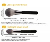 China Custom Logo 14 Pcs Wood Handle Synthetic Hair Makeup Brush OEM for sale