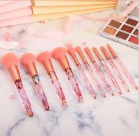 China 10 Pieces 16.5cm Synthetic Fiber Face Makeup Brushes OPP Bag for sale