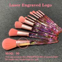 China 10 Pieces 16.5cm Synthetic Fiber Face Makeup Brushes OPP Bag for sale