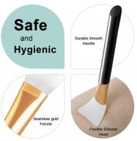 China ROHS Flat Top Foundation Face Makeup Brushes With Measuring Cup for sale