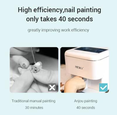 China 3D Intelligent Mobile Nail Painting Salon Beauty Machine 48W for sale