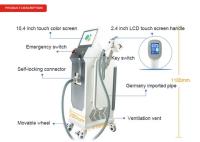 China 12*16mm 808 Diode Laser Permanent Hair Removal Machine 3 In 1 for sale