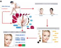 China Vertical 755nm 808nm 1064nm Diode Laser Hair Removal Machine ISO9001 for sale