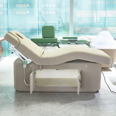 China Salon Beauty Massage Bed Electric Furniture PU Leather With Hole for sale