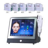 China Wrinkle Removal HIFU Beauty Machine Ultrasonic Face Lifting Machine for sale