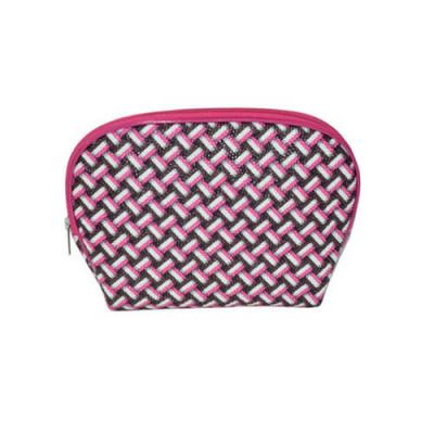 China Promotional Printed Cotton Cosmetic Bags , Silk - Screen Makeup Brush Bag for sale