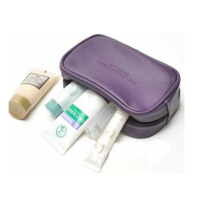 China PU Lether Double Sided Women'S Custom Cosmetic Bags with Brush Compartment for sale