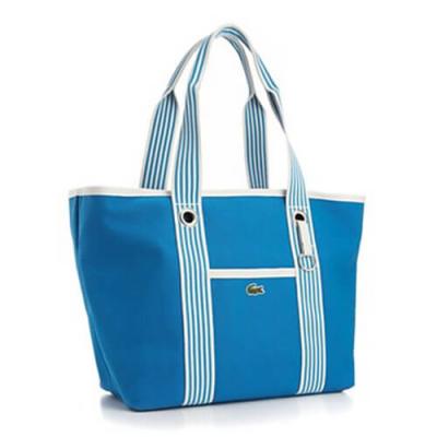 China Supermarket Custom Canvas Bags With Zipper Pocket Water Resistant for sale