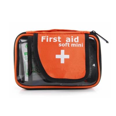 China Foldable First Responder Medicine Pouch Kit Transparent Mesh For Emergency for sale