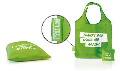 China Eco - friendly Custom Tote Bags For Advertising / Recycled RPET Shopping Bag for sale