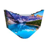 China P4.81 P3.91 P2.064 Outdoor Curved LED Screen / Video Wall LED Display for sale