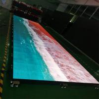 China Commercial Interactive LED Screen Floor Tiles 1R1G1B P4.81 P2.064 for sale