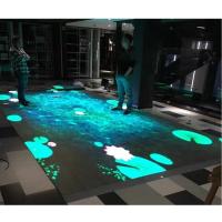 China 4.81mm LED Screen Floor Tiles SMD 2121 LED Display Tiles EMC for sale