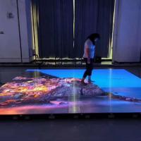 China 4.81mm LED Screen Floor Tiles SMD 2121 LED Display Tiles EMC for sale
