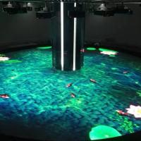 China 4.81mm LED Screen Floor Tiles SMD 2121 LED Display Tiles EMC for sale