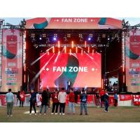 China Pentium 4 Stage LED Display Screen Dustproof P3.91 LED Stage Background Curtain for sale