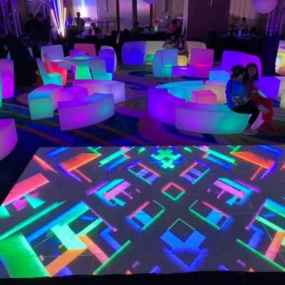 China SMD1921 Colorful LED Screen Floor Tiles Pixel Pitch 3.91mm ISO for sale