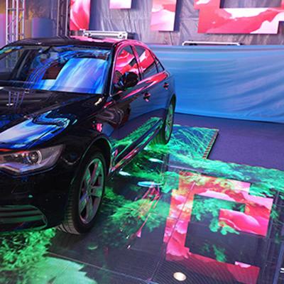 China 1R1G1B LED Lighted Floor Panels HD Rental P4.81 P3.91 P2.064 for sale